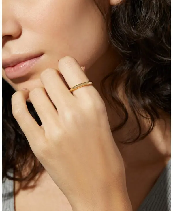 ANA LUISA Celestial Capella Band Ring