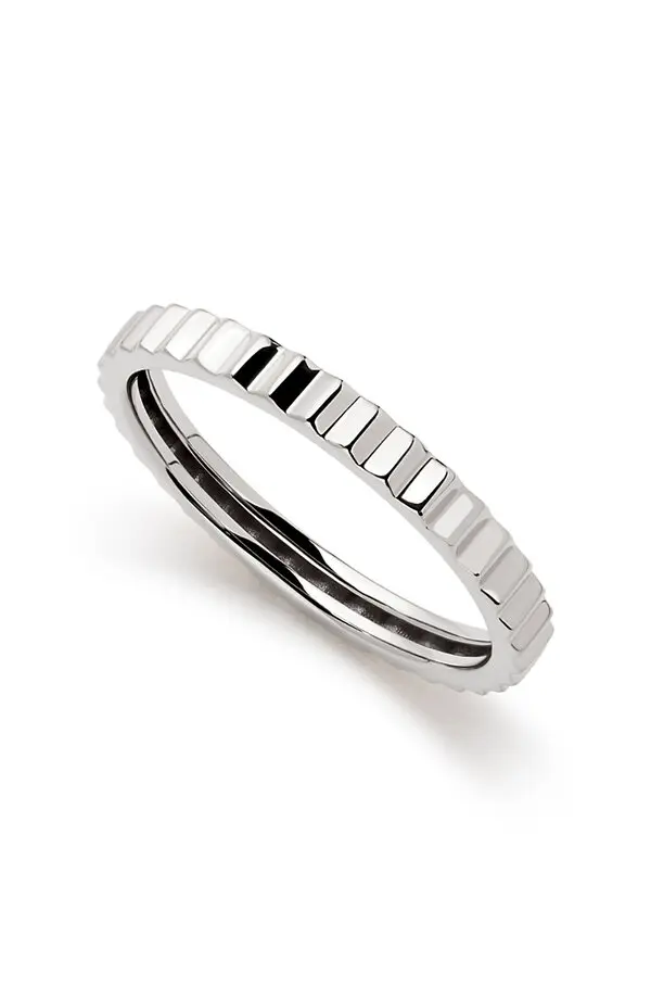 ANA LUISA Solid Slim Ring - Silver