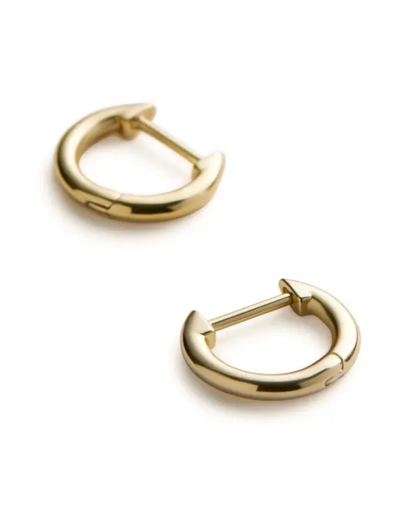 ANA LUISA Sterling Silver Mini Huggie Hoop Earrings - Gold