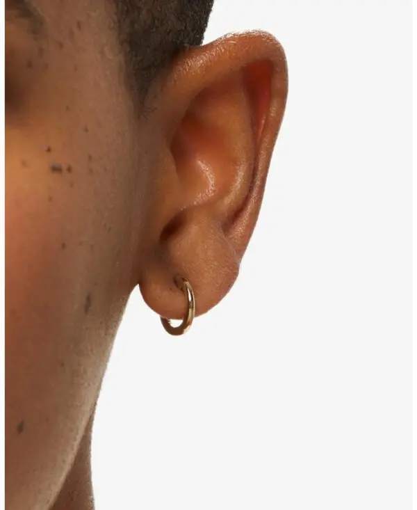 ANA LUISA Sterling Silver Mini Huggie Hoop Earrings - Gold