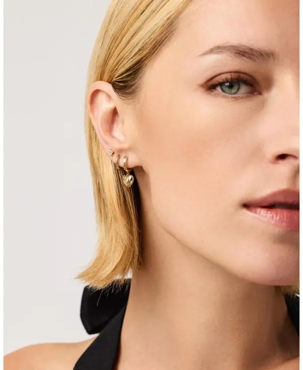 ANA LUISA Sterling Silver Mini Huggie Hoop Earrings - Gold