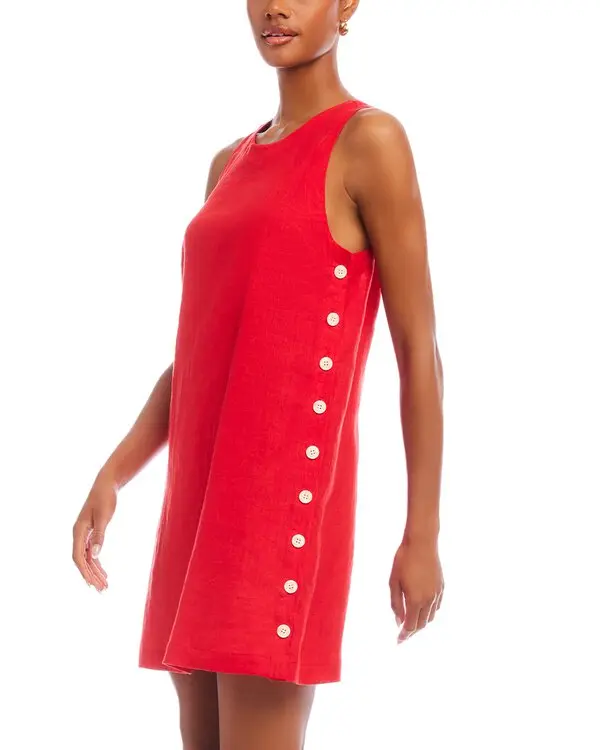 Fifteen Twenty Clarice Side Button Shift Dress