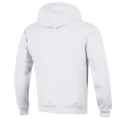 Champion Uconn Huskies Arched Logo Fleece Pullover Hoodie - White