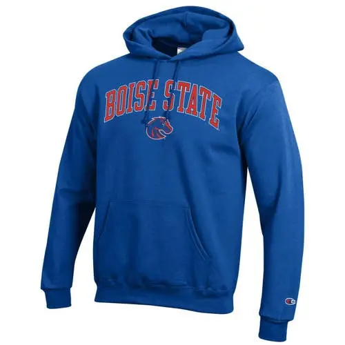 Champion Boise State Broncos Arched Logo Fleece Pullover Hoodie