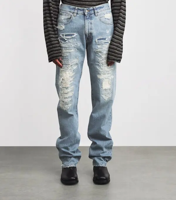424 Distressed Loose Jeans