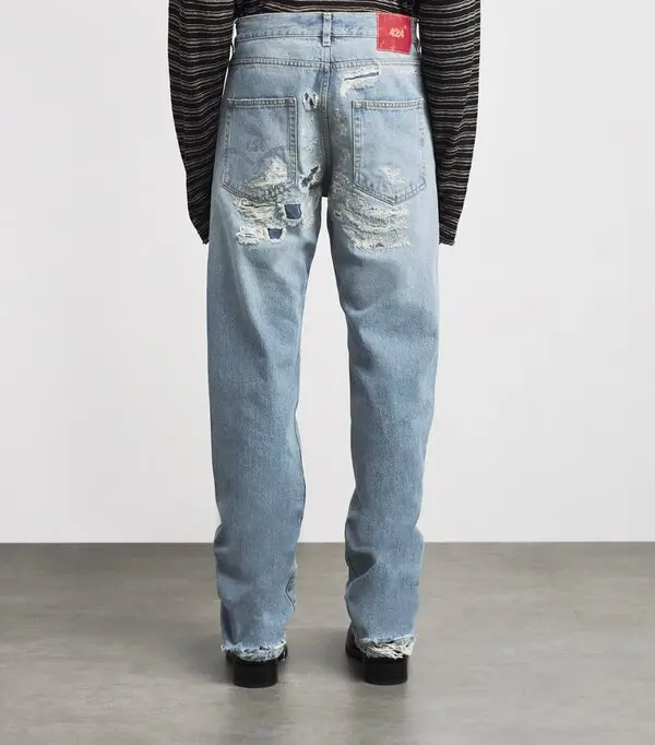 424 Distressed Loose Jeans