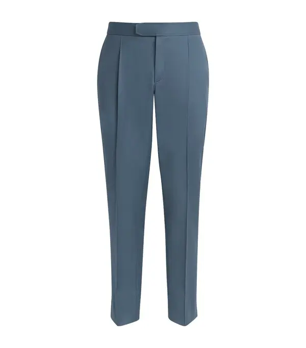 Brioni Wool Melbourne Trousers - Grey