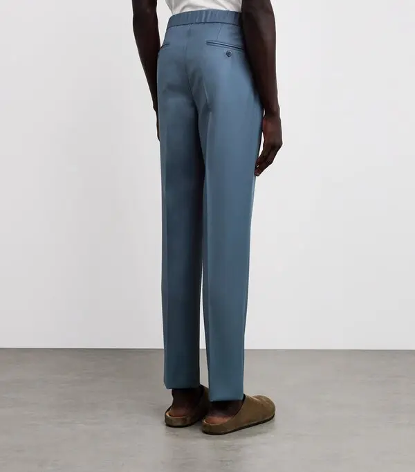 Brioni Wool Melbourne Trousers - Grey