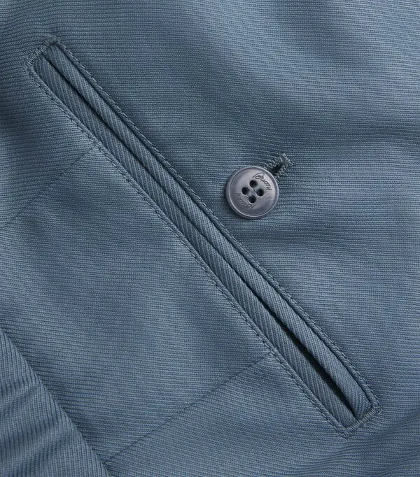 Brioni Wool Melbourne Trousers - Grey