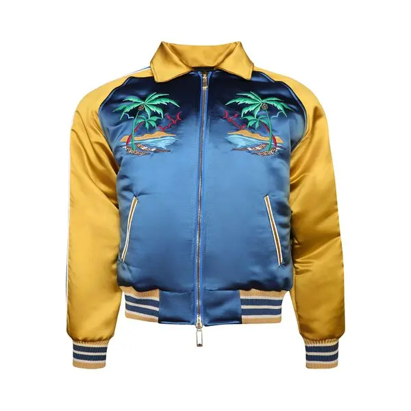 Rhude Palm Eagles Souvenir Jacket - Blue
