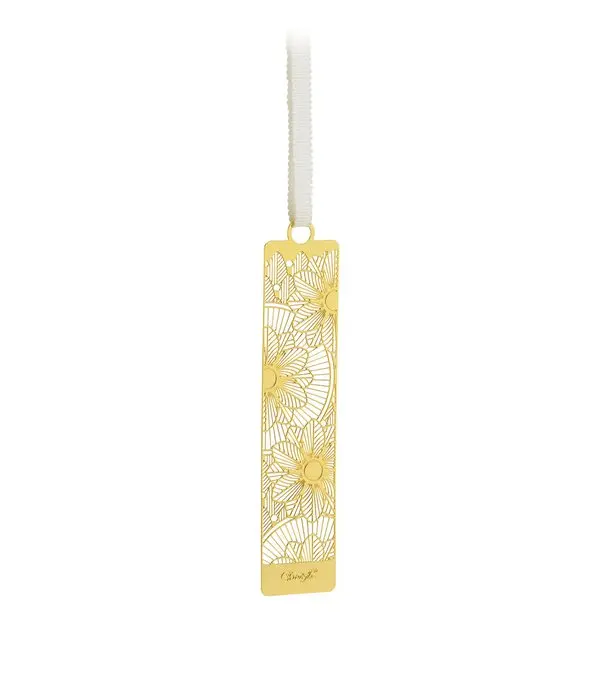 Christofle Malmaison Impériale Rosette Bookmark - Gold