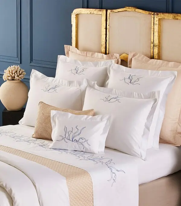 YVES DELORME COUTURE Nautilus Boudoir Oxford Pillowcase