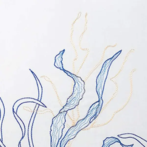 YVES DELORME COUTURE Nautilus Boudoir Oxford Pillowcase