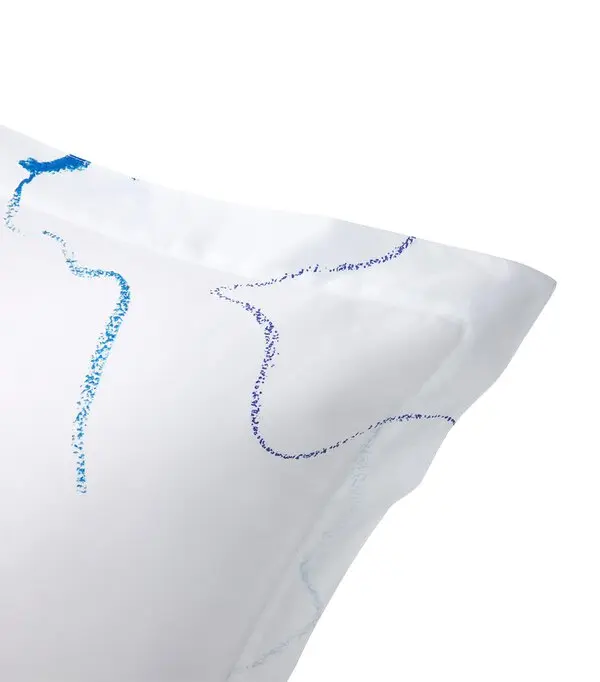 YVES DELORME COUTURE Ulysse Square Oxford Pillowcase