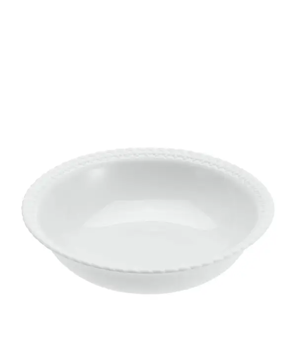 Christofle Porcelain Babylone Vegetable Dish - White