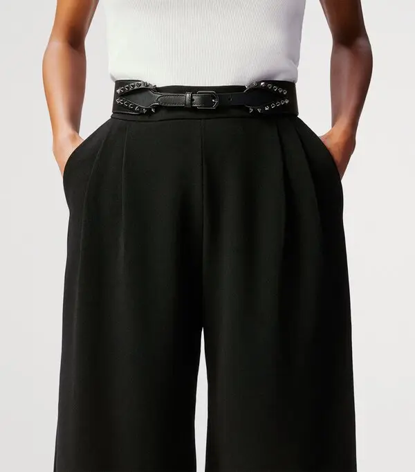 CHRISTIAN LOUBOUTIN Cabata Embellished Leather Belt