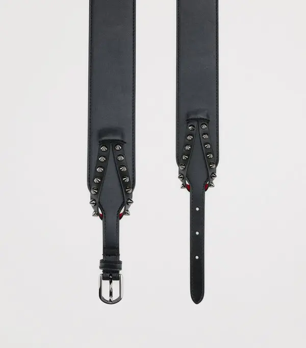 CHRISTIAN LOUBOUTIN Cabata Embellished Leather Belt
