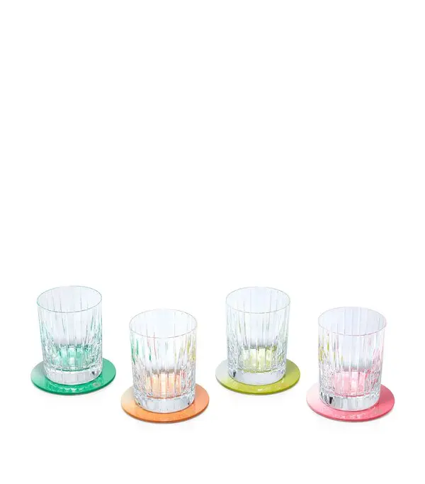 THE MARTHA, BY BACCARAT Octogone Coasters - Clear