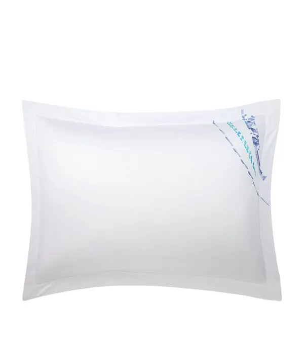 YVES DELORME COUTURE Pima Cotton Abysses King Oxford Pillowcase Pair