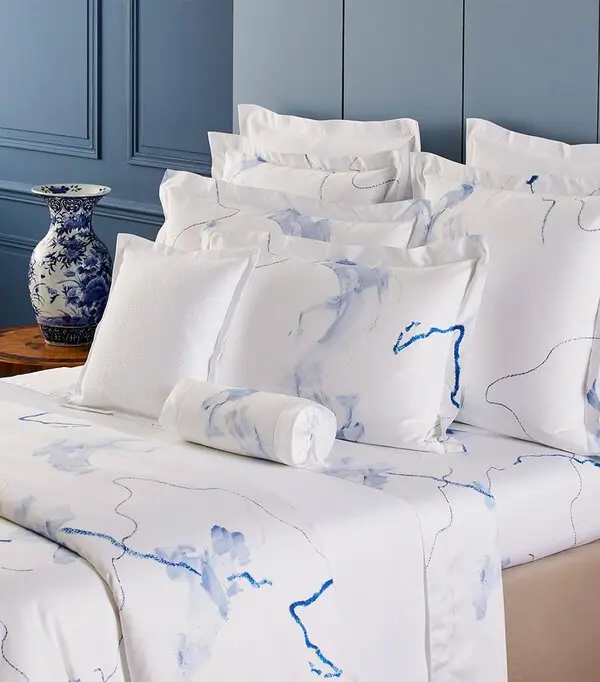 YVES DELORME COUTURE Ulysse Super King Flat Sheet