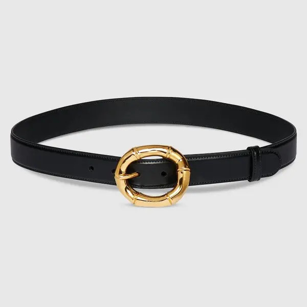 New Gucci Bamboo Logo Belt Size 48 / 120 cm Fits a Waist 44 - 48 Gucci | Accessories | Gucci Bamboo Horsebit Leather Belt  main image 4