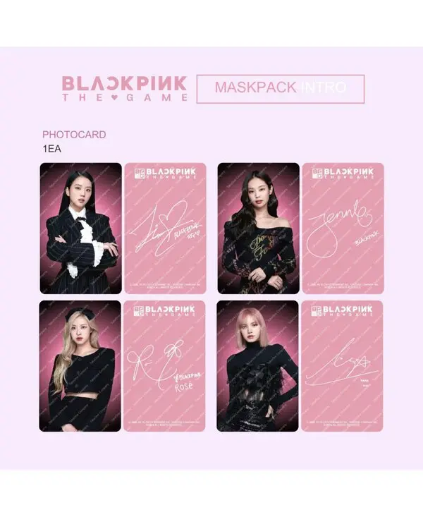 SIIA COSMETICS X22;blackpink The Game" Maskpack Set