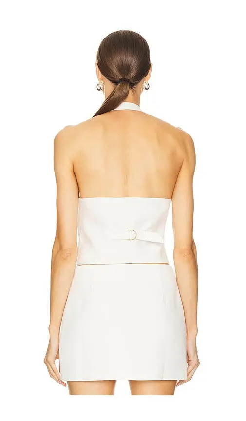 Veronica Beard Arabella Vest - White