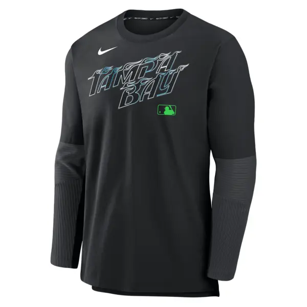 Nike Tampa Bay Rays Authentic Collection City Connect Player Dri-fit Mlb Pullover Jacket