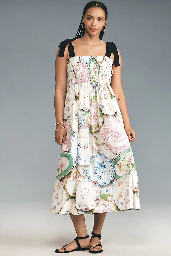 sylvie midi dress Sofia Collections Women's Dress Sky Arancio / One Size -
