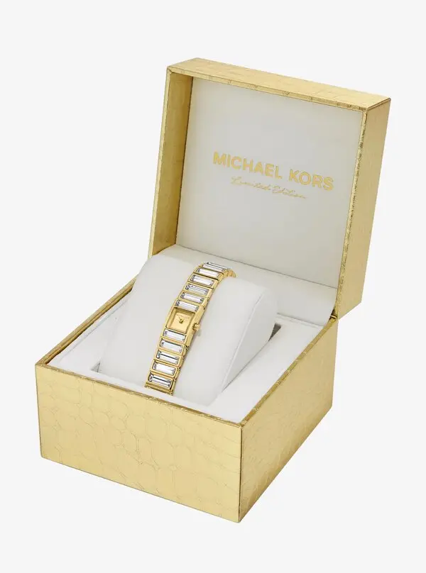 Michael Kors Limited-edition Darrington Pavé Bezel -tone Watch