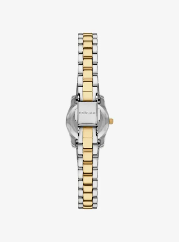 Michael Kors Micro Lexington Pavé Two-tone Watch