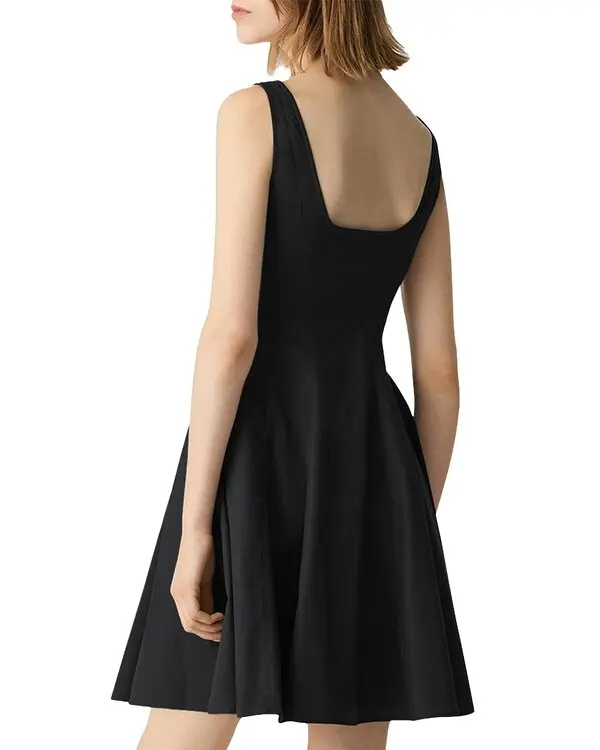 Theory Sleeveless Poplin Mini Dress