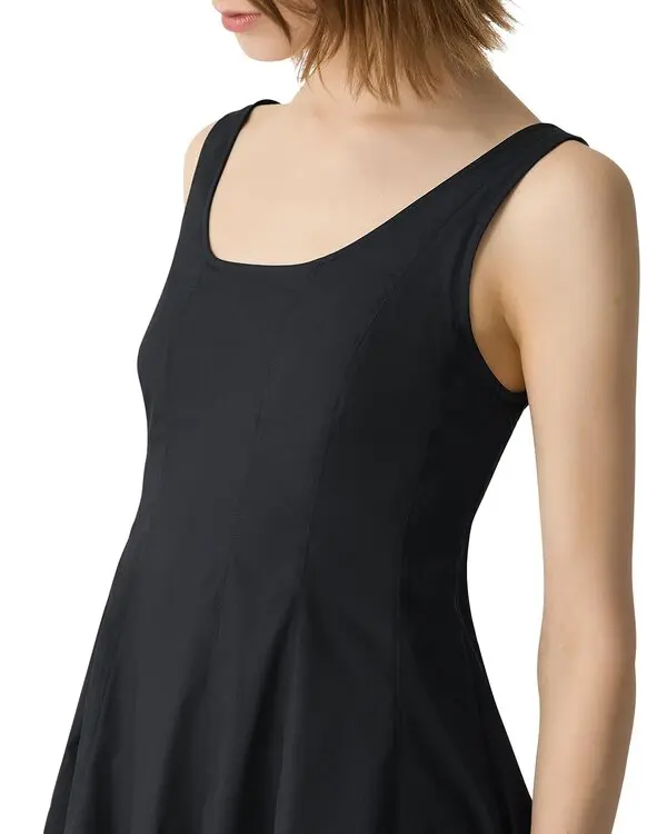 Theory Sleeveless Poplin Mini Dress