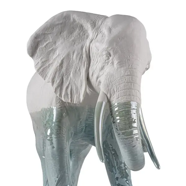 LLADRO Elephant Underwater Sculpture