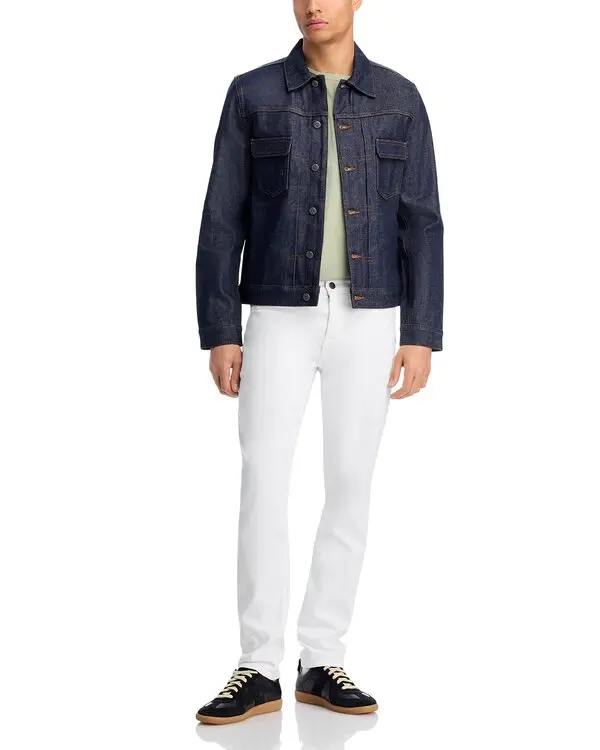 7 For All Mankind Luxe Performance Plus Slimmy Tapered Slim Fit Jeans - White