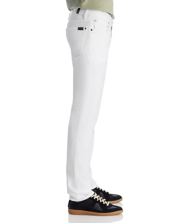 7 For All Mankind Luxe Performance Plus Slimmy Tapered Slim Fit Jeans - White