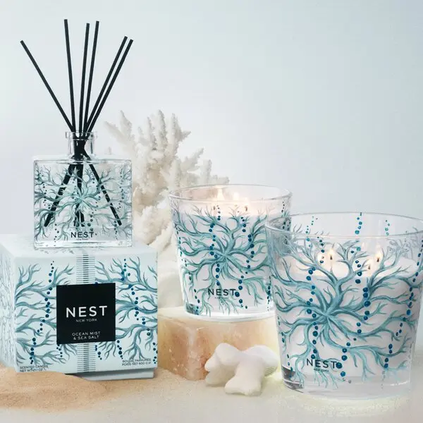 NEST NEW YORK Ocean Mist & Sea Salt Decorative Reed Diffuser - No Color