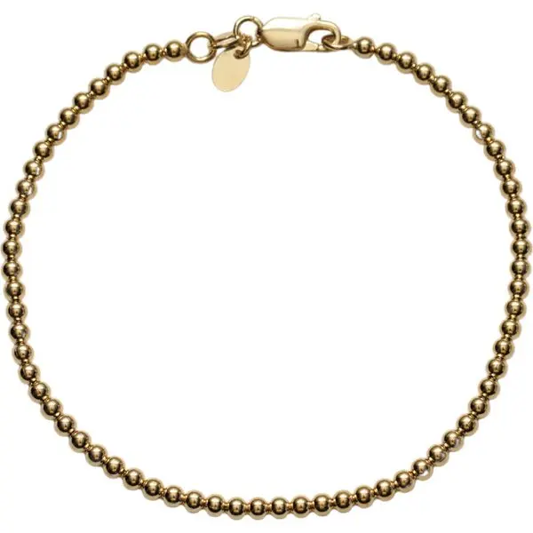 Argento Vivo Bead Bracelet - Gold