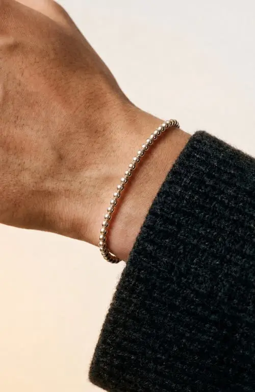 Argento Vivo Bead Bracelet - Silver