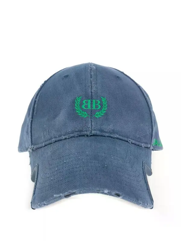 Balenciaga Distressed-effect Baseball Cap