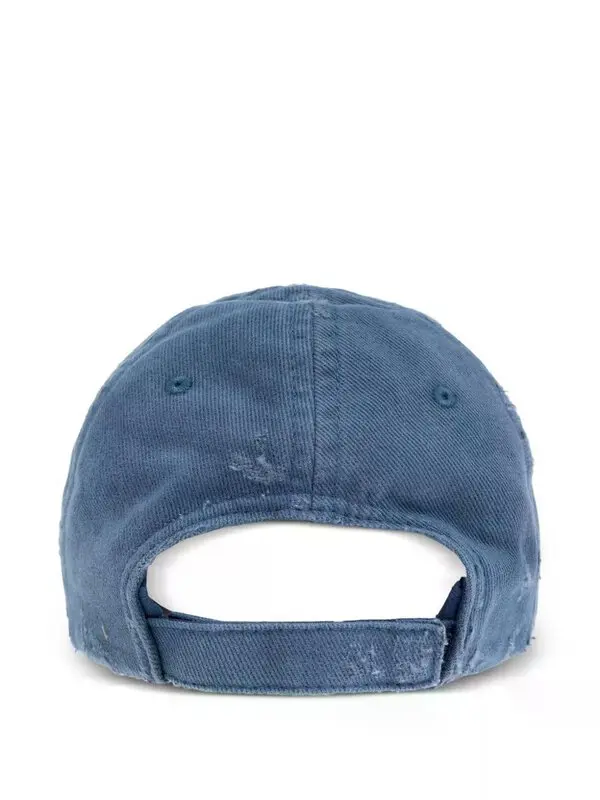 Balenciaga Distressed-effect Baseball Cap