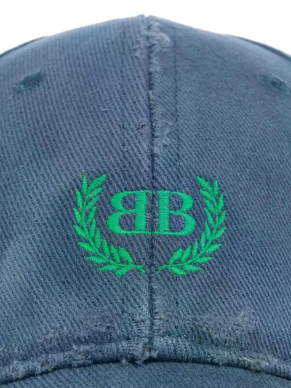 Balenciaga Distressed-effect Baseball Cap