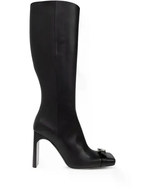 Balenciaga Buckle Detail Knee-high Boots
