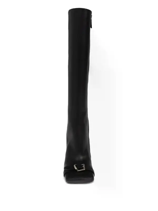 Balenciaga Buckle Detail Knee-high Boots