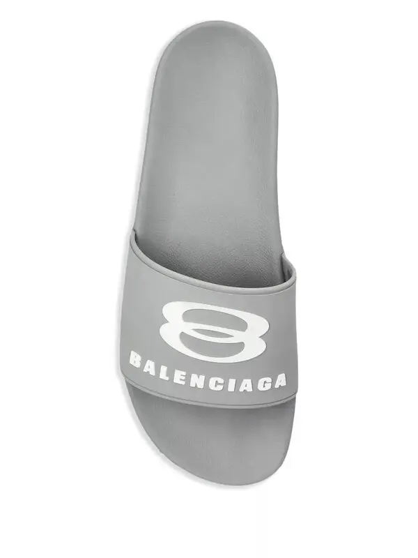Balenciaga Logo-embellished Slides