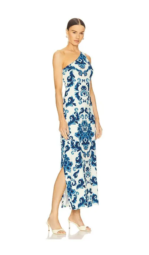 Cara Cara Nicky One-shoulder Midi Dress