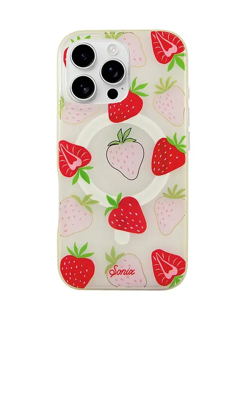 Sonix Iphone 16 Pro Case In Wild Strawberries - Cream