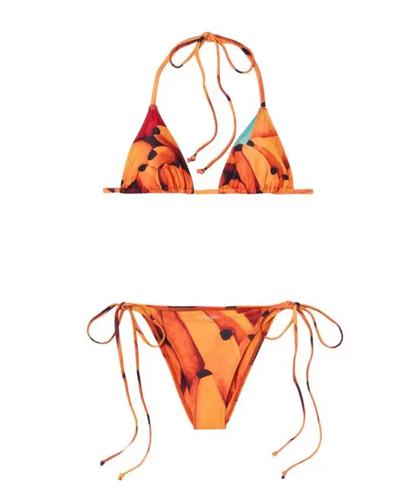 DONDE ESTEBAN Banana Printed Bikini - Orange