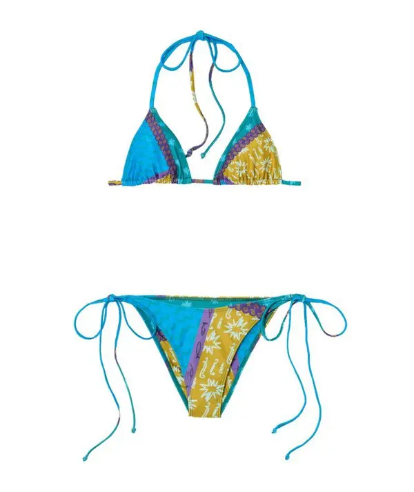 DONDE ESTEBAN Estrellitas Printed Bikini - Blue
