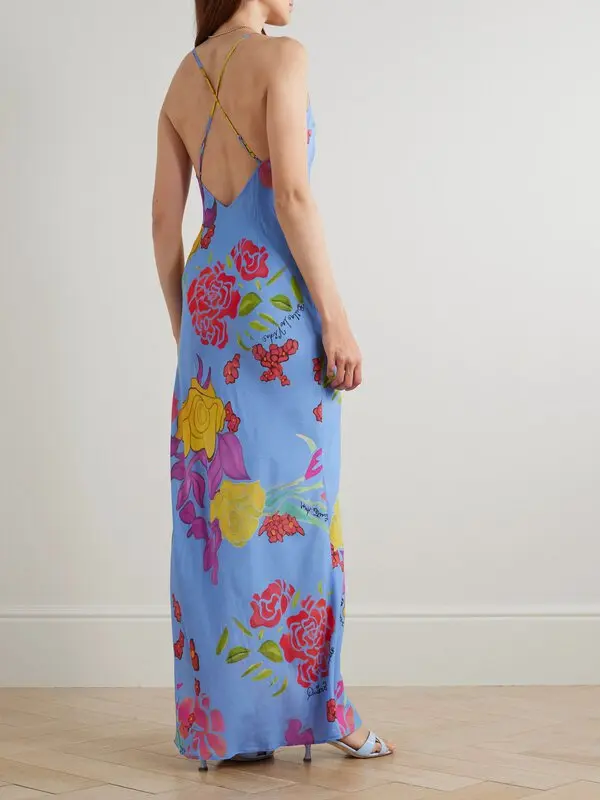 DONDE ESTEBAN Cielo Floral-print Maxi Dress
